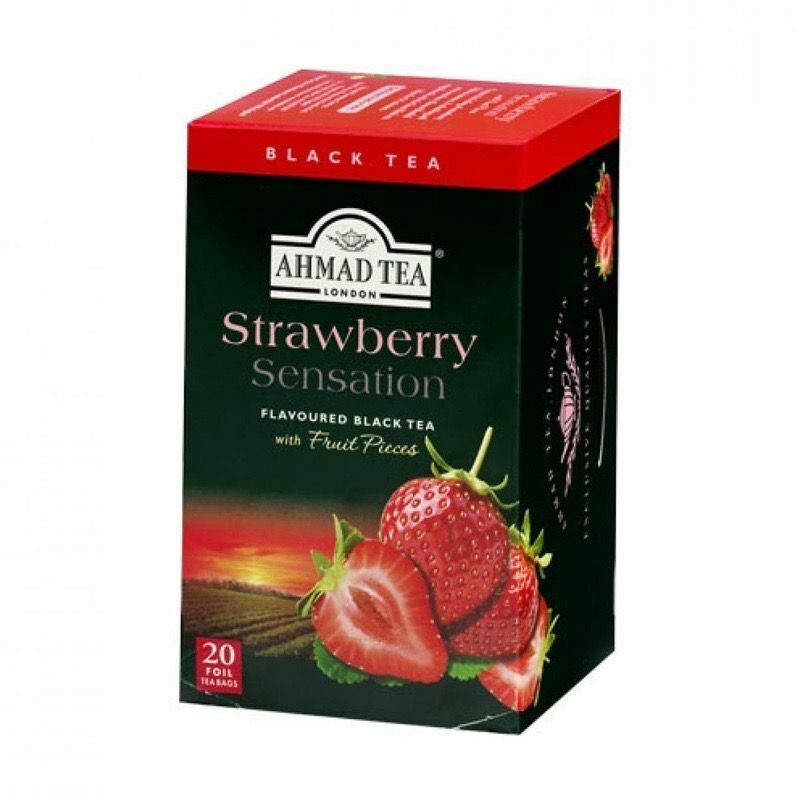 Ahmad Tea Strawberry Sensation 40Gx6 – Aytac Foods Wholesale