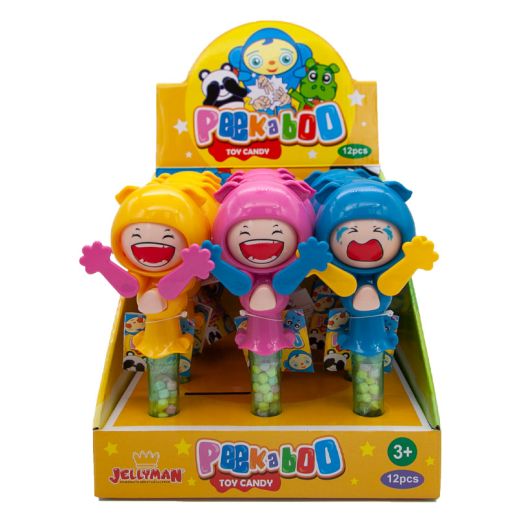 Jellyman Toys Candy Peek A-Boo (12x5GRx12 PCS) – Aytac Foods Wholesale