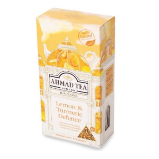 Ahmad Tea Pyramid Tb Lemon & Turmeric (5x15BAGS) – Aytac Foods Wholesale