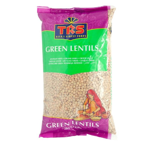 TRS Green Masoor Lentils (Canadian) – 2kg x 6 – Aytac Foods Wholesale