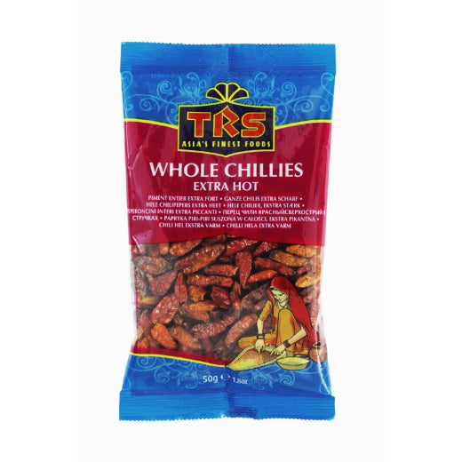 TRS Whole Chillies Extra Hot 50g – Premium Spice – Aytac Foods Wholesale