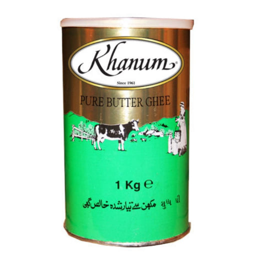 Khanum Butter Ghee 12x1kg – Aytac Foods Wholesale