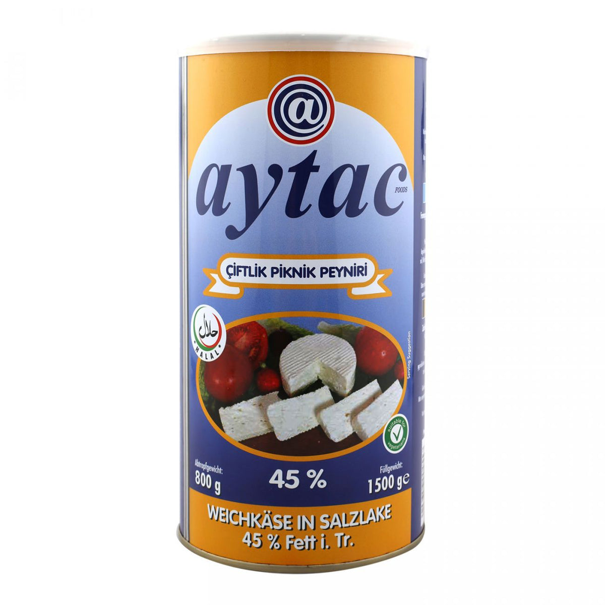 Aytac Feta Cheese %45 800Gx6 – Aytac Foods Wholesale