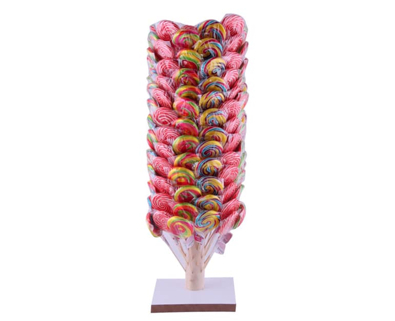 Candy Fox Lollipop With Wooden Stand Round 150 pcsx1 – Aytac Foods ...