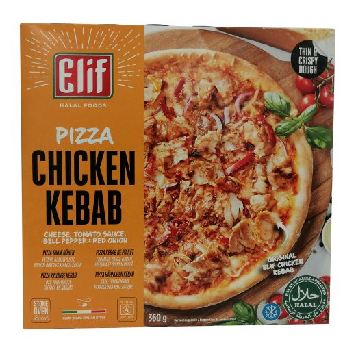 Elif Pizza With Chicken Kebab 360Gx11 – Aytac Foods Wholesale