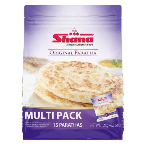 Shana Plain Paratha – Multi Pack 1.2kg x 6 – Aytac Foods Wholesale