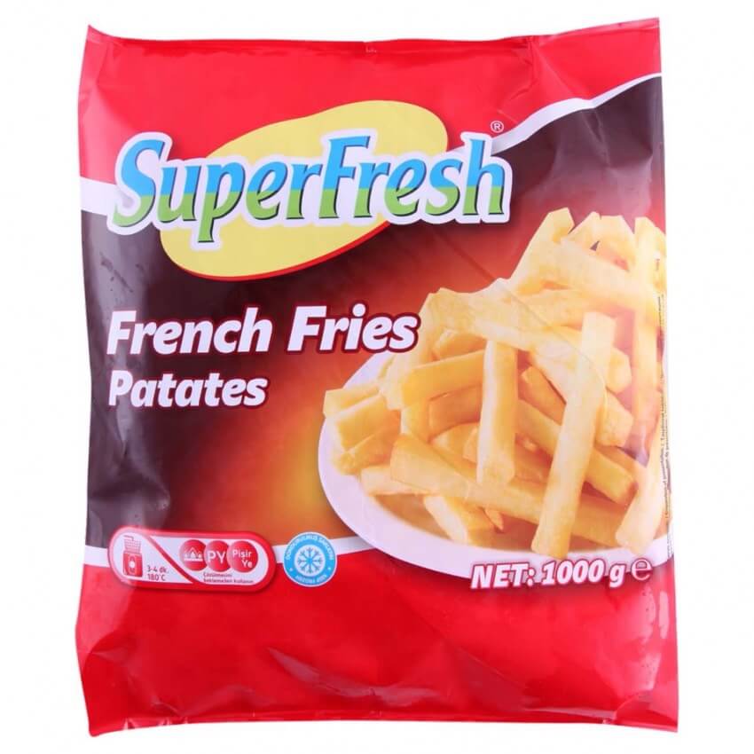 Superfresh French Fries Patates 1KGx10 – Aytac Foods Wholesale