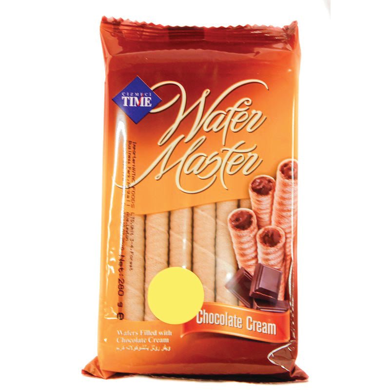 Wafer Master Chocolate Roll 280Gx24 – Aytac Foods Wholesale