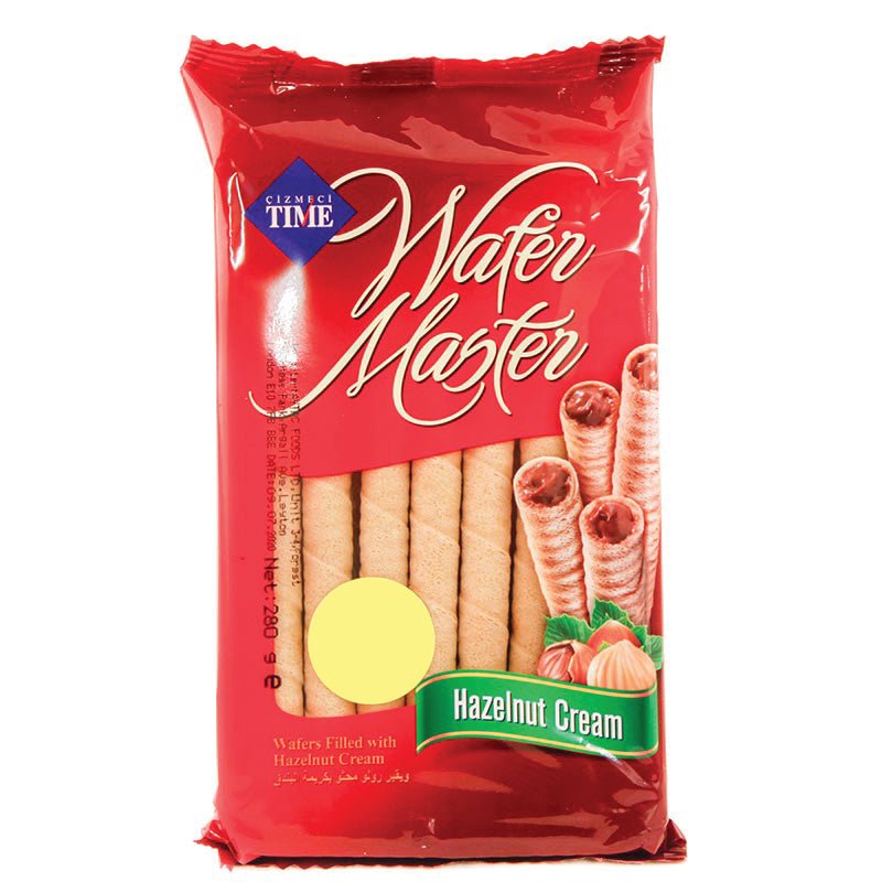 Wafer Master Hazelnut Roll 280Gx24 – Aytac Foods Wholesale