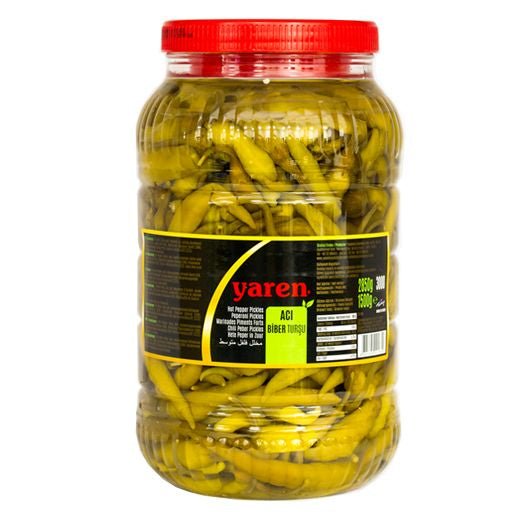 Yaren Hot Pepper Pickles 3KGx4 – Aytac Foods Wholesale